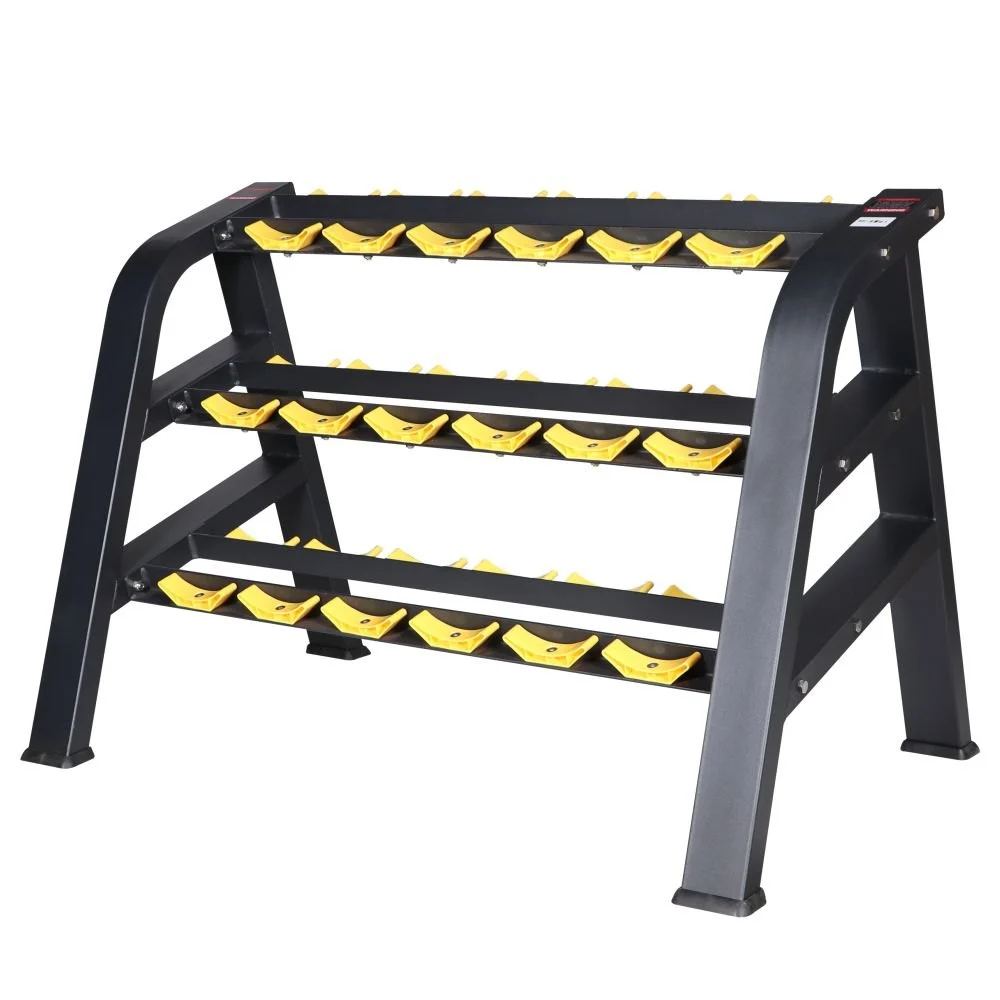 Dumbell Rack 3 Tier Ac-C044A | SQUARE CUT