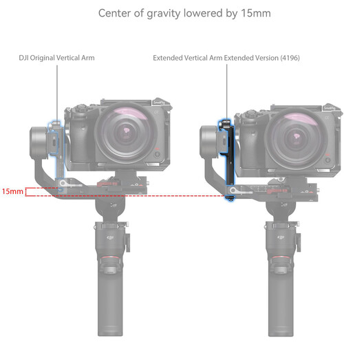 Smallrig Vertical Arm Extension For Dji Rs 3 Mini | Kamalimaging